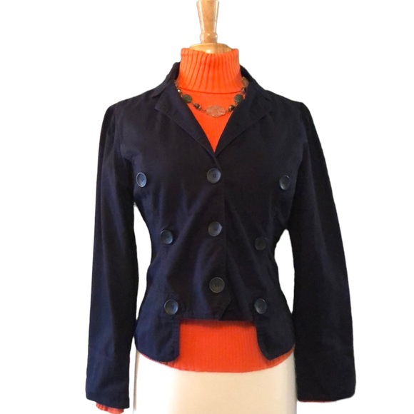 Cato | Jackets & Coats | Cato Large Dark Navy Double Breasted Waist ...